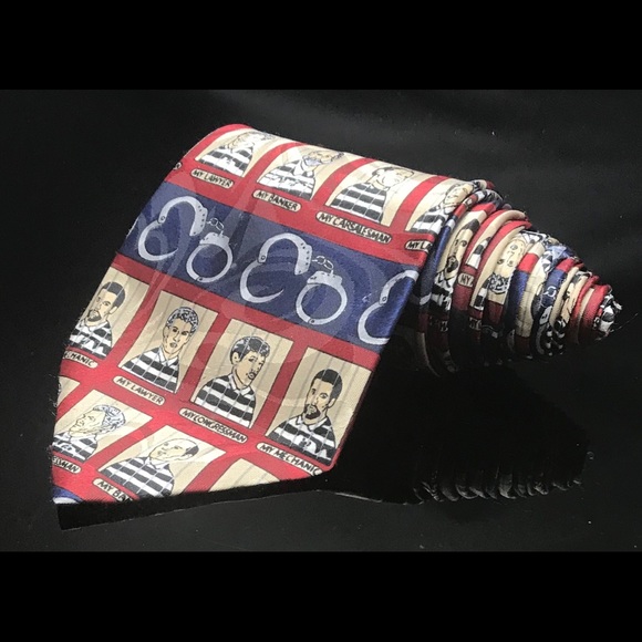 everyday | Accessories | Jailbirds People In Prison Mens Graphic Tie ...